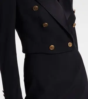 Dolce & Gabbana Cropped Wool-blend Jacket