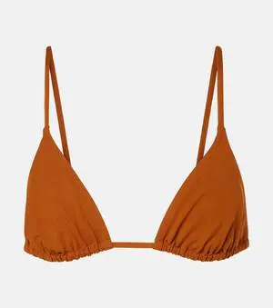 ERES Mouna Halterneck Bikini Top - Brown