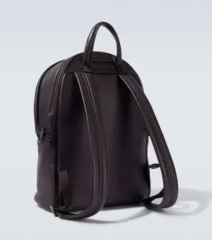 Zegna Leather Backpack