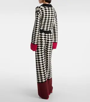 La DoubleJ Lounge Wide-leg Wool Pants - Multicoloured