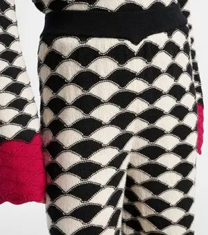 La DoubleJ Lounge Wide-leg Wool Pants - Multicoloured