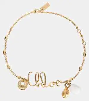 Chloé Shells Chain Necklace - Gold