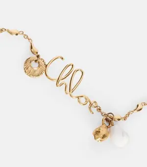 Chloé Shells Chain Necklace - Gold