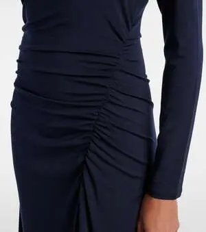 Veronica Beard Gathered Midi Dress