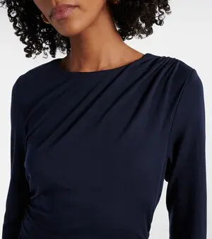 Veronica Beard Gathered Midi Dress