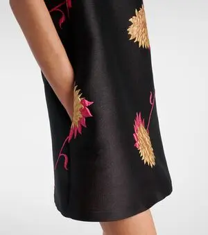La DoubleJ Swing Jacquard Minidress - Black