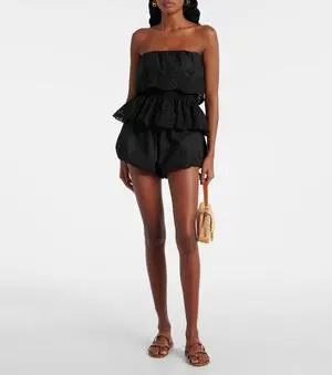Posse Aurelia Cotton Shorts - Black