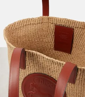 Chloé Horse Medal Large Basket Bag - Brown
