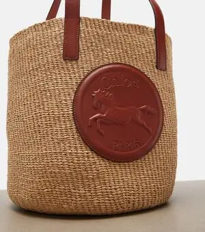 Chloé Horse Medal Large Basket Bag
