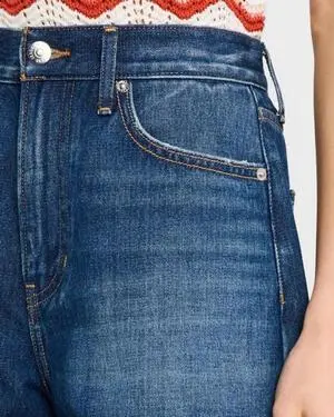 Veronica Beard Timmi High-rise Denim Shorts