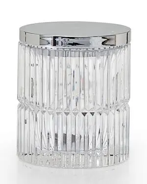 LABRAZEL Prisma Clear Crystal Canister Chrome