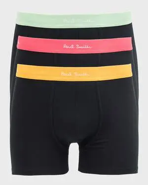 Paul Smith Apos;s Color-band 3-pack Trunks - Black