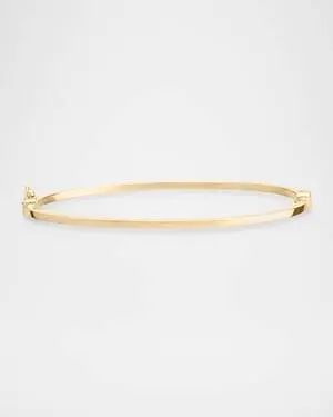 Lana Jewelry 14k Thin Hinge Bangle - Gold