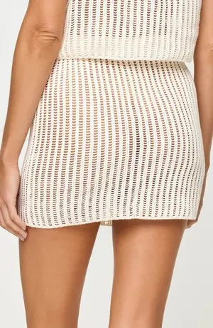 L*Space Sandar Cotton Cover-up Skirt - Cream