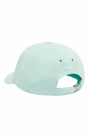 Vilebrequin Terry Cloth Baseball Cap With Embroidered Turtle Logo - Pacific