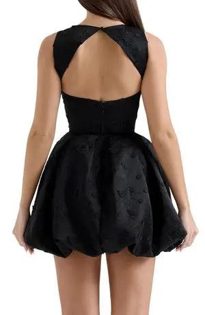 House Of Cb Melika Bubble Hem Minidress