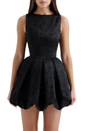 House Of Cb Melika Bubble Hem Minidress