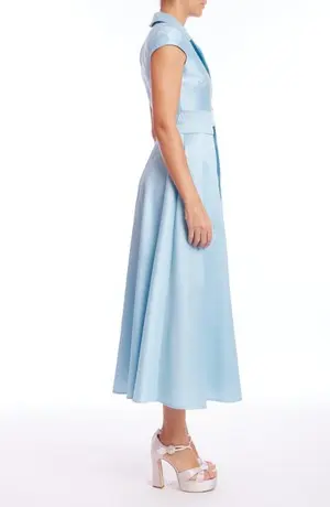 Badgley Mischka Cap Sleeve Cocktail Dress