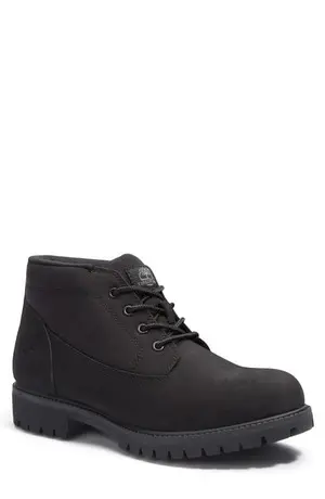 Timberland Premium Waterproof Chukka Boots - Black Nubuck