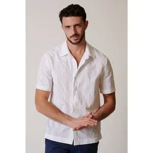 LEISURE LAB Oaxaca Button Up - Blanco