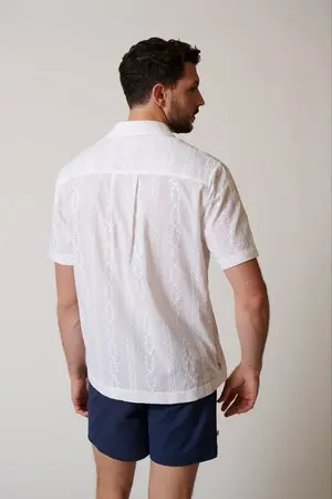 LEISURE LAB Oaxaca Button Up - Blanco