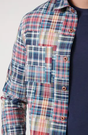 LEISURE LAB Framework Button Up - Sunset