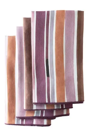 GOLDIE HOME Napkin Set Of 4 - Lisbon Stripe