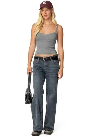 EDIKTED Mireille Lace Trim Camisole
