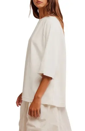 Free People Joah Oversize Cotton Blend T-shirt