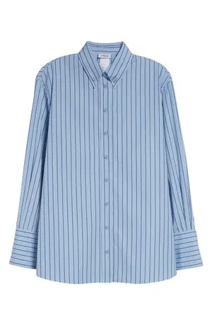 Akris Stripe Cotton Button-down Shirt