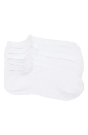Nordstrom 3-pack Rib No-show Socks - White