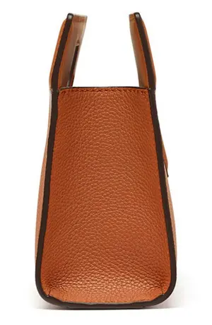 Mcm Embossed Leather Tote