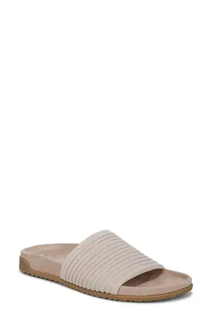 Vionic Evie Slide Sandal - Cream