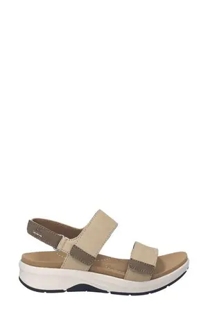 Josef Seibel Estelle Slingback Platform Sandal - Beige