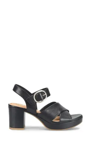SOFFT Lizzie Platform Sandals - Black