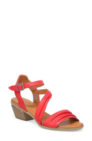 Miz Mooz Kailee Ankle Strap Sandals - Scarlet