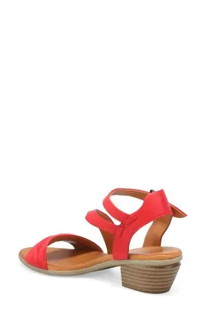 Miz Mooz Kailee Ankle Strap Sandals - Scarlet