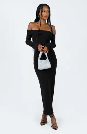 Princess Polly Maida Off The Shoulder Maxi Dress