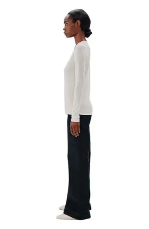 Another Tomorrow Long Ballet Scoop Neck Tee