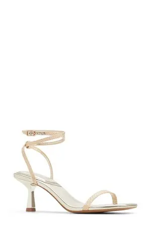 Aldo Strappy Ankle Sandals - Gold