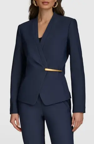 Donna Karan New York Double Knit Jacket