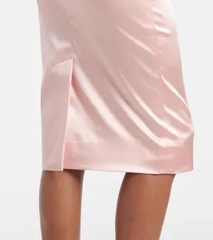 Dolce & Gabbana Satin Midi Dress