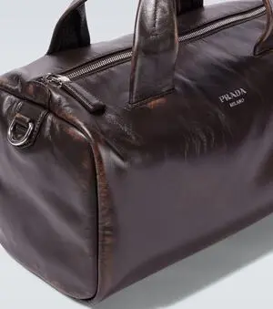 Prada Small Leather Duffle Bag
