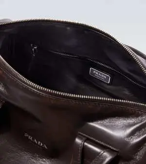 Prada Small Leather Duffle Bag