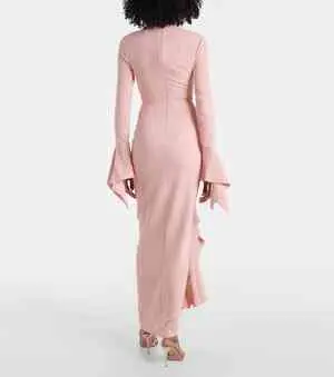 Solace London Della Draped Gown