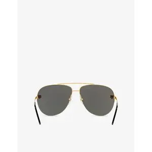 CARTIER Ct0065s Aviator-frame Sunglasses