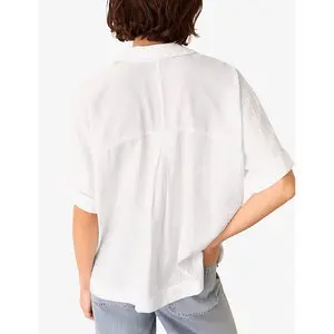 Whistles Relaxed-fit Woven Shirt - White