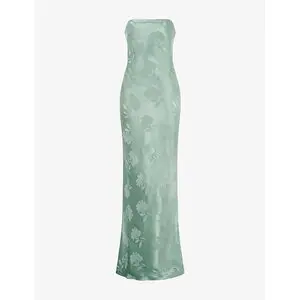 OMNES Amdra Strapless Woven Maxi Dress - Green