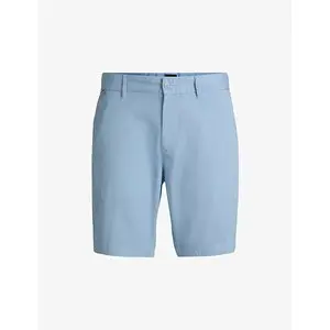 BOSS Straight-leg Slim-fit Stretch-cotton Shorts