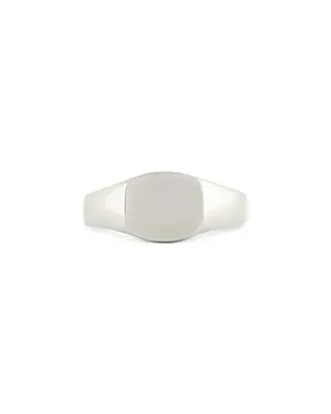 SERGE DENIMES Sterling Signet Ring - Silver